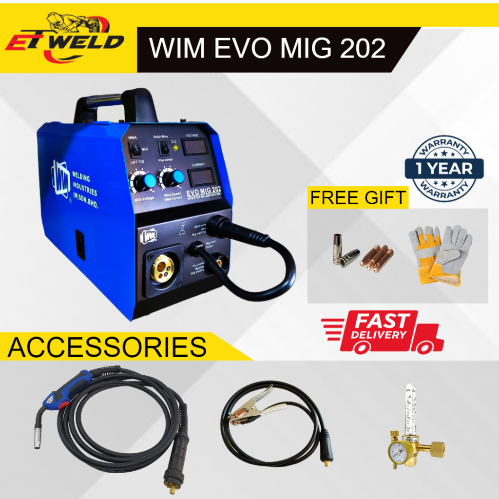WIM EVO MIG 202 WELDING MACHINE | Shopee Malaysia