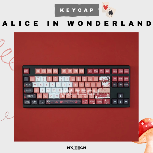 Alice in Wonderland XDA Profile PBT Keycap Set for Mechanical Keyboard ...