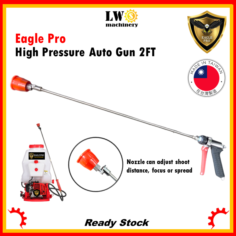 Eagle Pro High Pressure 2FT Pesticide Sprayer Long Range Auto Gun ...