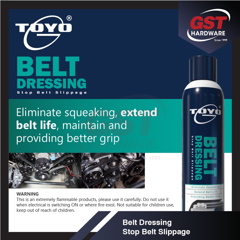 Toyo-G Belt Dressing Spray Belting Kereta 300ml Belt Spray Belting ...