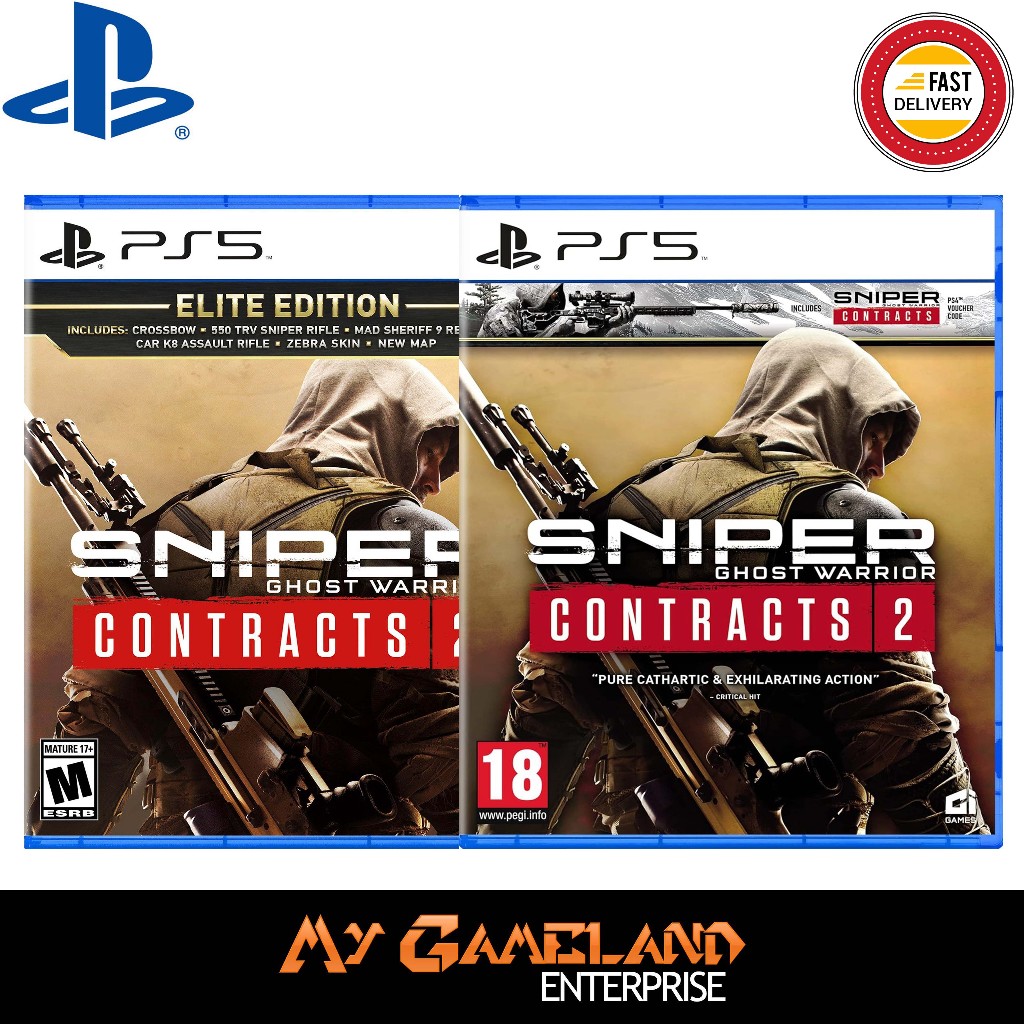 PS5 Sniper Ghost Warrior Contracts 2 Elite Edition / Double Pack ...