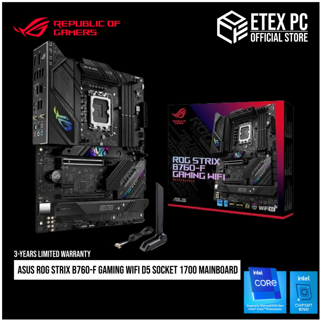 ASUS ROG Strix B760-F Gaming WIFI D5 Socket 1700 Mainboard # ROG STRIX ...