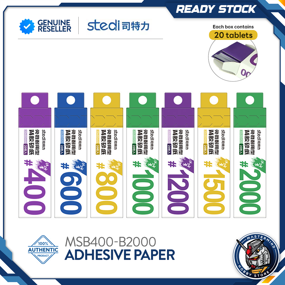 STEDI Adhesive Sandpaper Gundam Sandpaper Model Polishing Wet [MS B400 ...