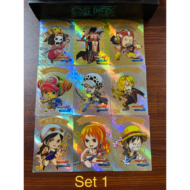 One Piece CCG Foils Blink Cards QR-001 to QR-009 (Set) | Shopee Malaysia