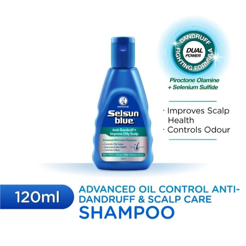 Selsun Blue Advanced Oil Control Anti-Dandruff & Scalp Care Shampoo ...