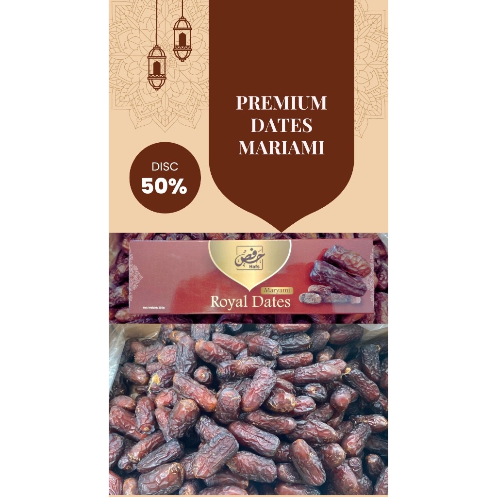 Kurma Mariami AA | Mariami AA Dates (250g/500g/1kg) | Shopee Malaysia