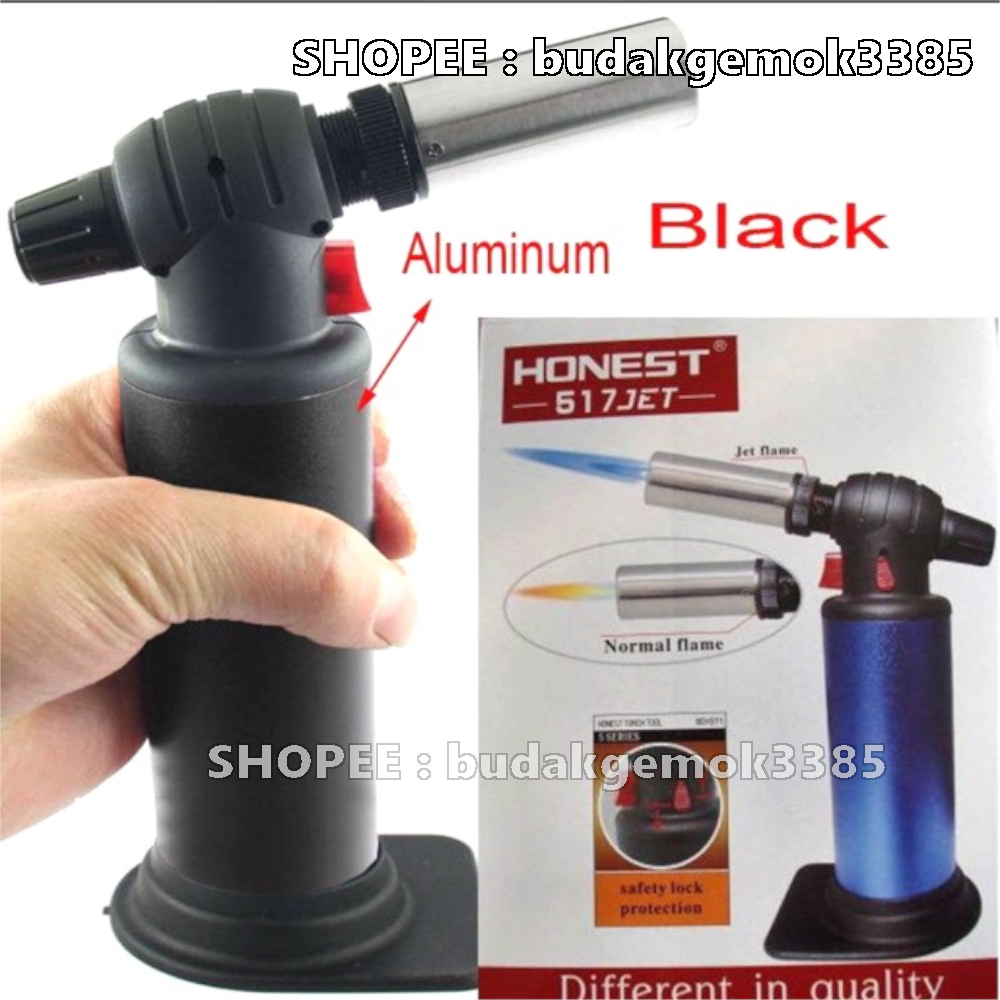 Honest 517 Adjustable Flame,Butane Jet Torch Lighter | Shopee Malaysia