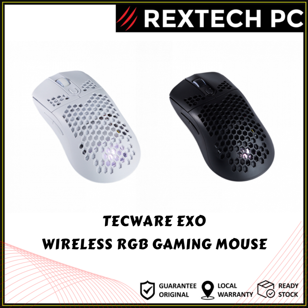 REXTECH Tecware Exo Wireless RGB Gaming Mouse | Shopee Malaysia