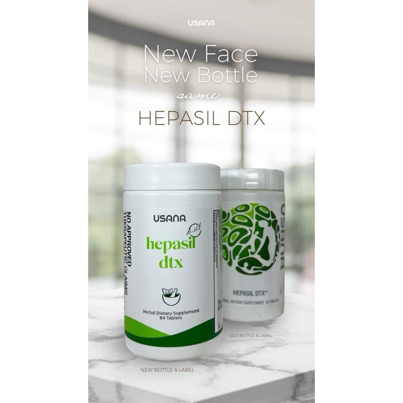 Ready Stock Usana Hepasil DTX 84 Tablets New Packaging EXP 2025 ...