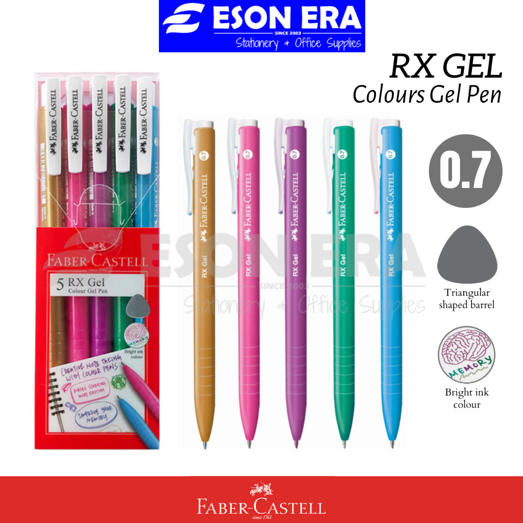 Faber-Castell RX GEL Gel Pen Colour 0.7mm | Shopee Malaysia