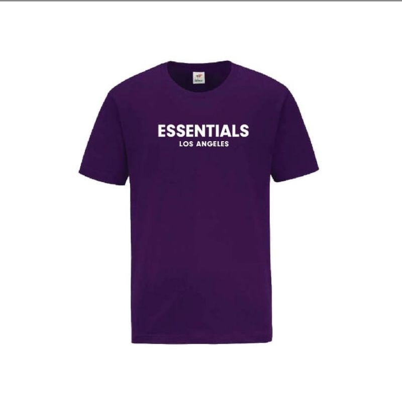 BAJU DEWASA ESSENTIAL LOS ANGELES UNISEX SHORT SLEEVE T-SHIRT 100% ...