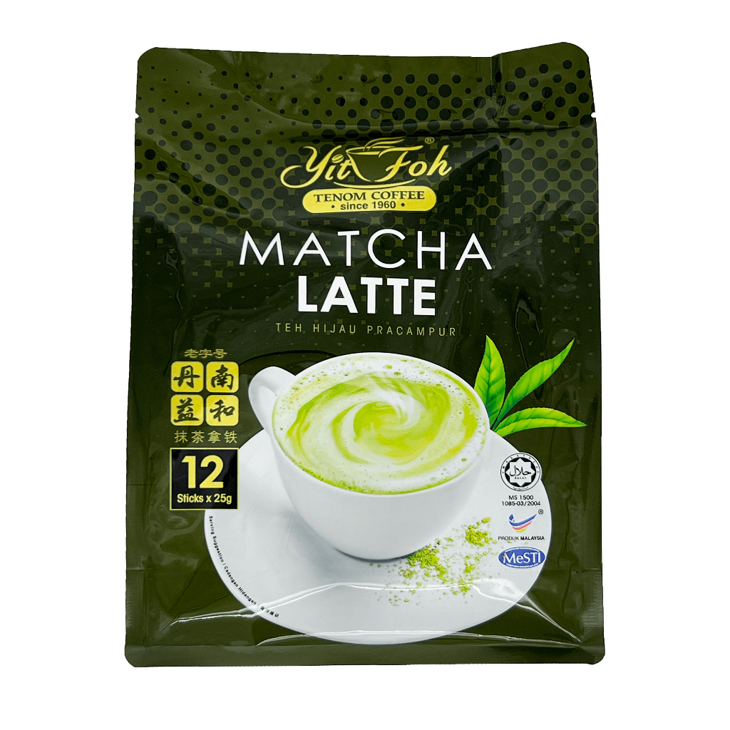 Tenom Yit Foh Matcha Latte - Single Pack (12 sticks) | Shopee Malaysia