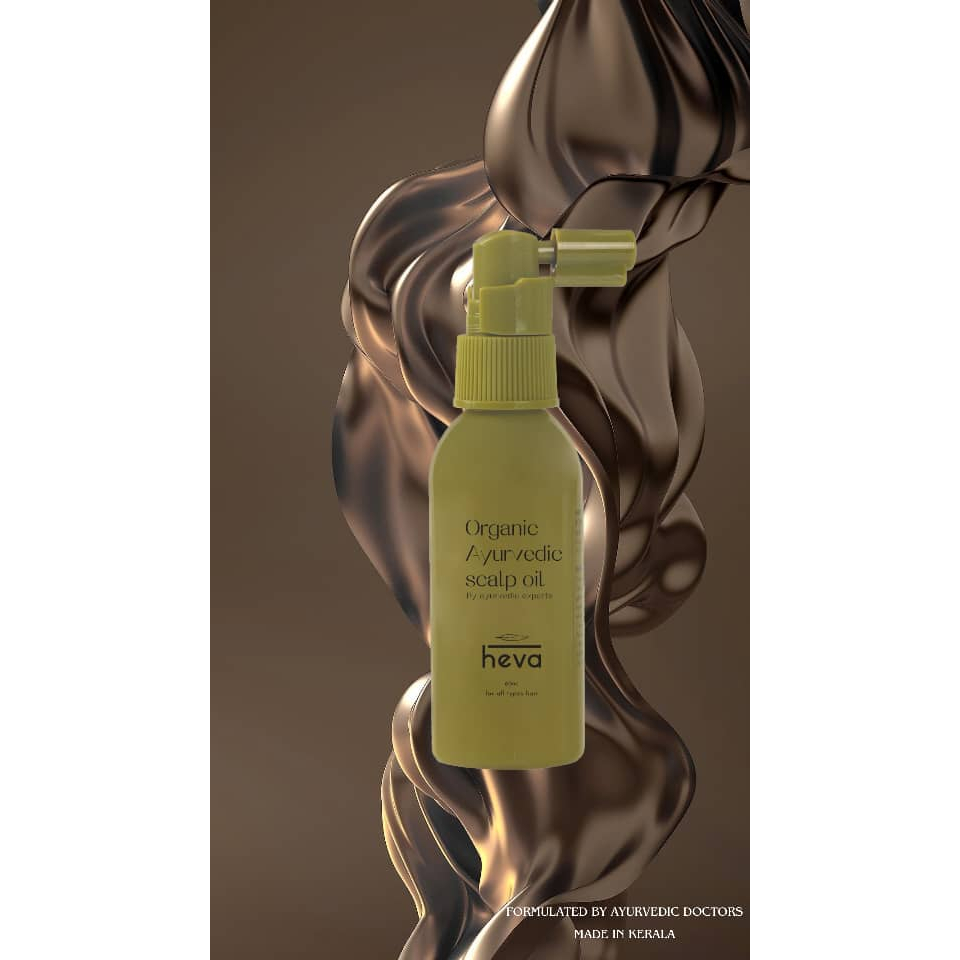 HEVA Organic Ayurvedic Scalp Oil | Shopee Malaysia