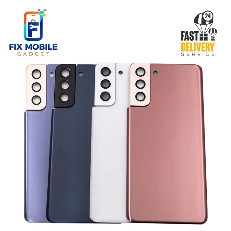 SAMSUNG S21 PLUS S21+ S21 + 5G BACK GLASS BATTERY COVER WITH CAMERA ...