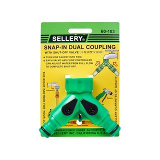 Snap-In Dual Coupling With Shut Off Valve | Shopee Malaysia