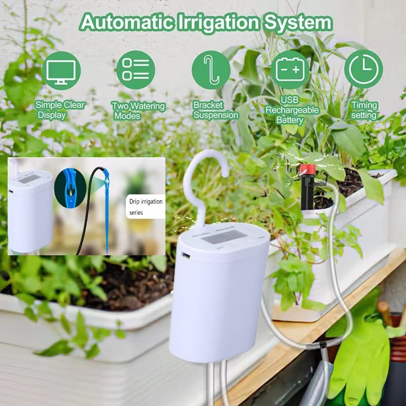 Automatic Watering Device Irrigation Systems USB & Battery Charging ...