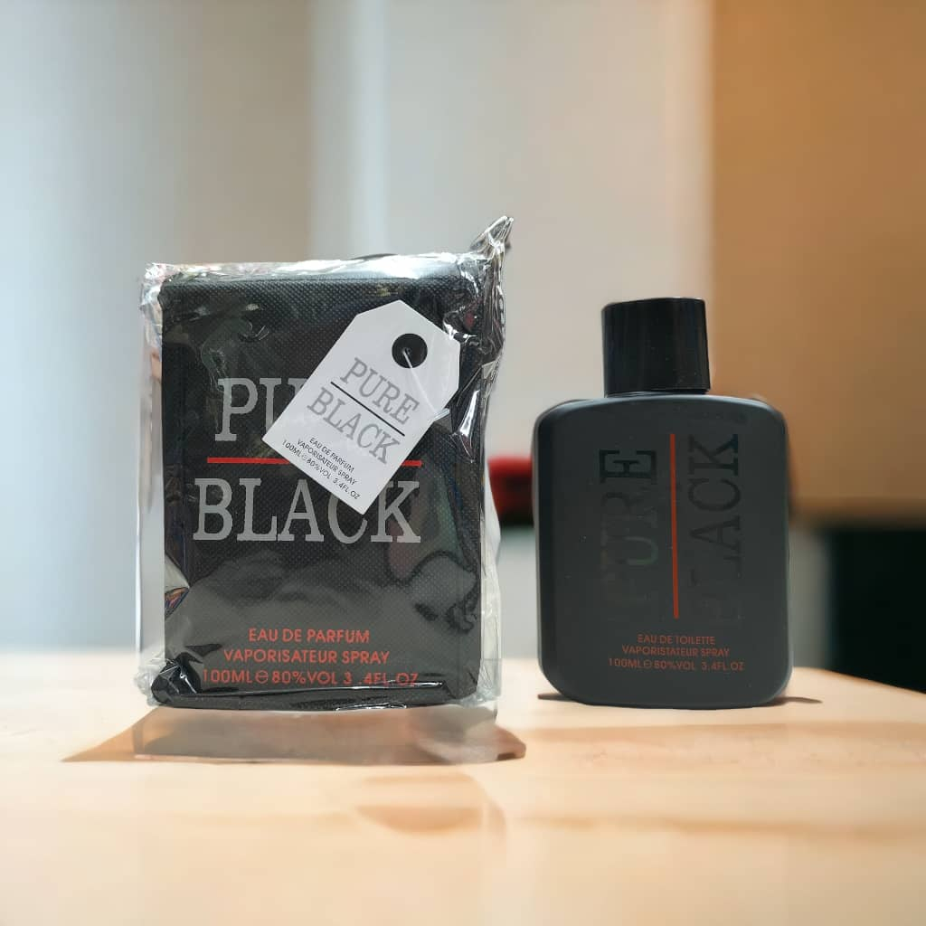 Pure Black Perfume For Men EDP 100ML perfume for men | Shopee Malaysia