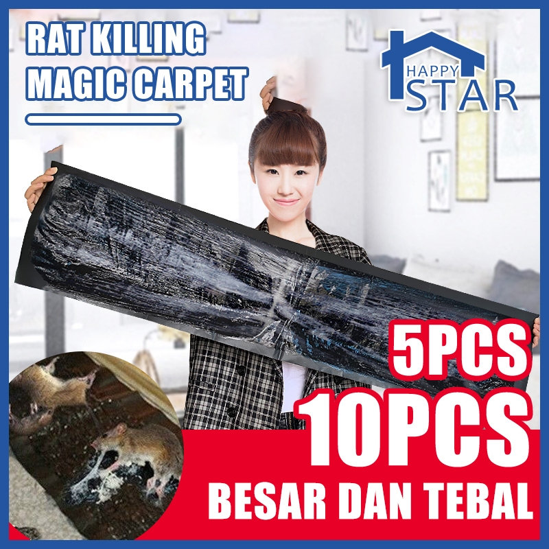 10PCS 0.6M/1.2M Perangkap Tikus Mouse Trap Sticky Rat Glue Trap Strong ...