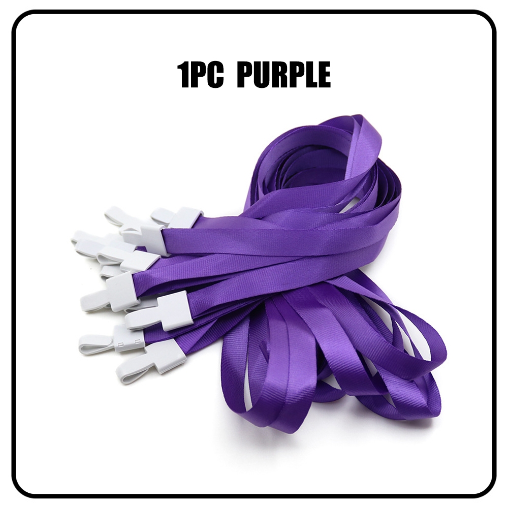 1Pc 1.5cm Shiny ID Lace with Plastic Hook School Office Supplies ID ...