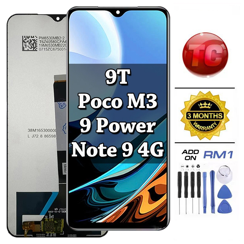 LCD Redmi 9T/ 9 Power/ Note 9 4G/ poco M3 Compatible For Original Glass Touch Screen Digitizer ...