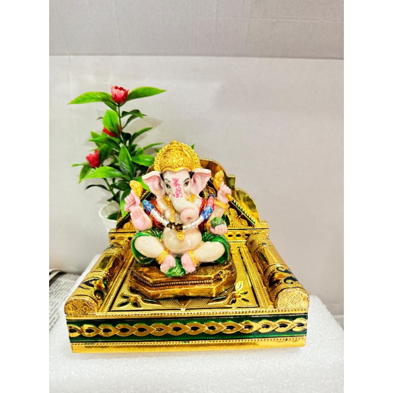 Cute Lord Ganesh Murthi Sitting On Viyayasan | Shopee Malaysia