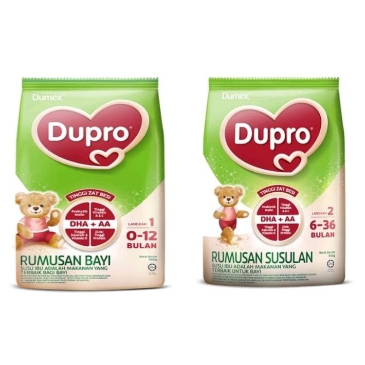 Dumex Dupro 1 (0 - 12M)/ Dupro 2 (6 - 36M) 850g | Shopee Malaysia