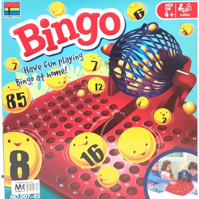 Bingo Set Board Game Family Party Games Kids Educational Toys With 90 ...