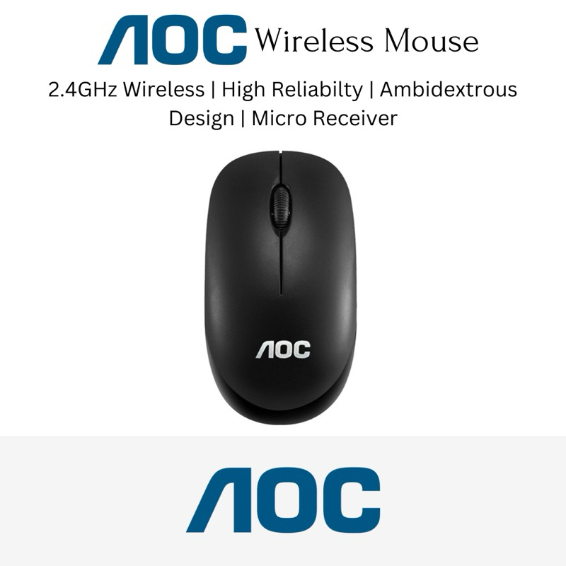 🚚READY STOCK🚚 OriginalAOC MS320 2.4G Wireless Mouse Home Computer All ...