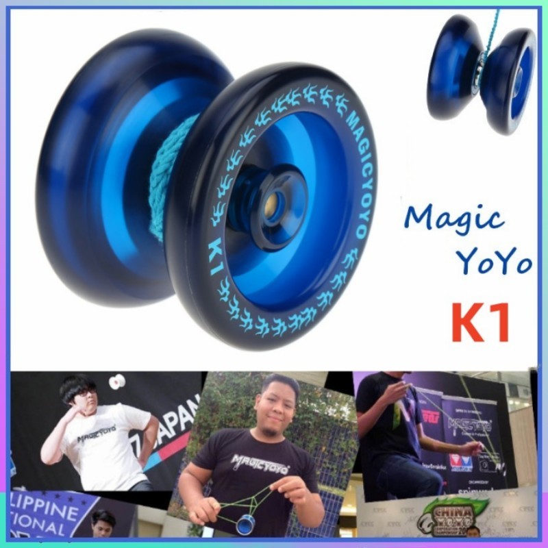 Ready Stocks Magic Yoyo K1 Professional ABS YoYo Ball Bearing String Trick Toy yo-yo Gift for ...