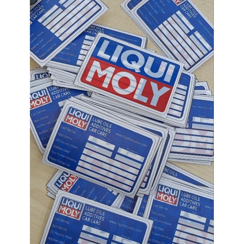 LIQUI MOLY Mileage sticker 🔥（🔥Ready stock & Fast delivery⚡） | Shopee ...