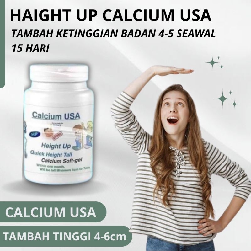 PENINGGI BADAN ORIGINAL CAPSULE CALCIUM USA - UBAT TINGGI BERKESAN ...