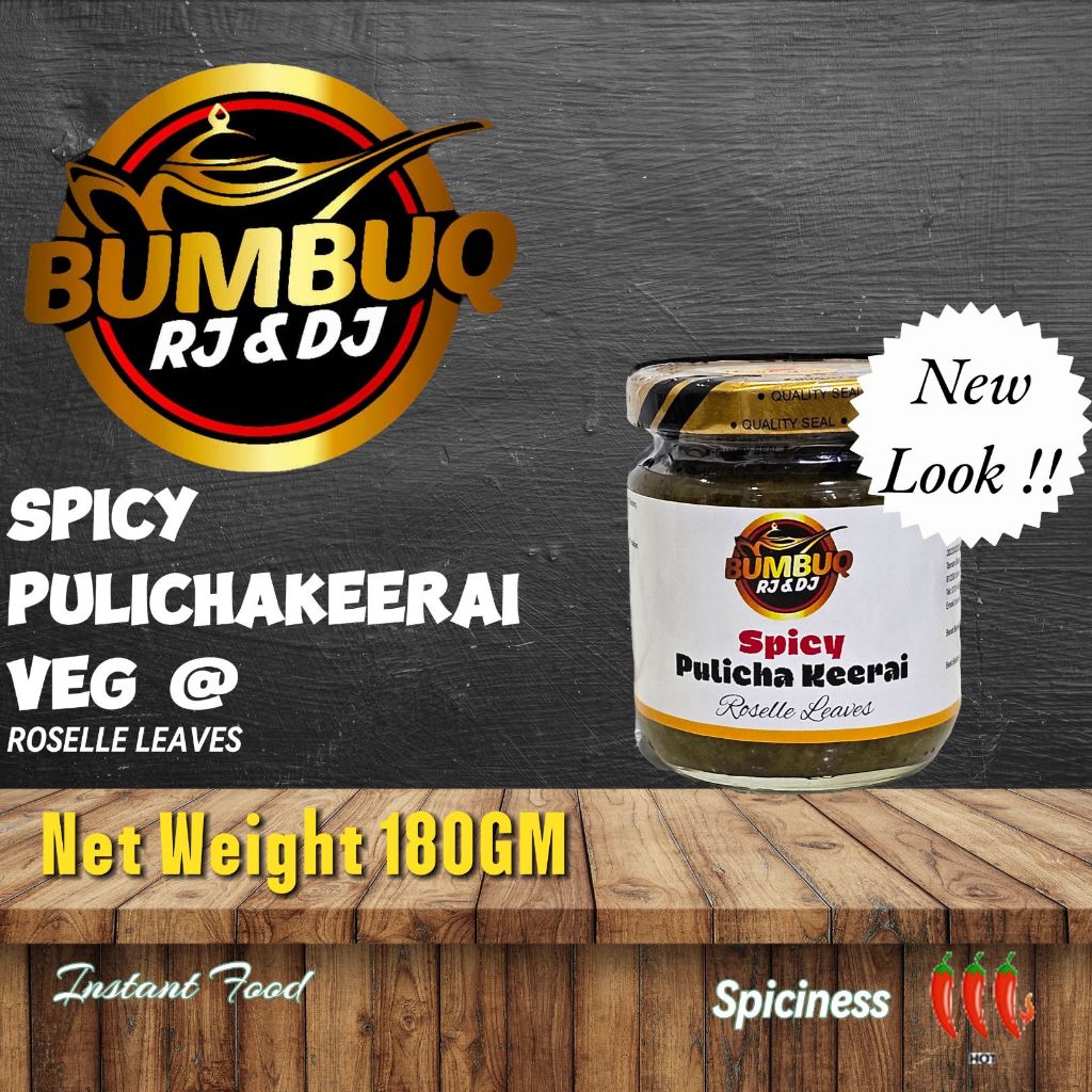 SPICY PULICHA KEERAI VEG /GONGURA/ROSELLE LEAVES/BUMBUQ | Shopee Malaysia