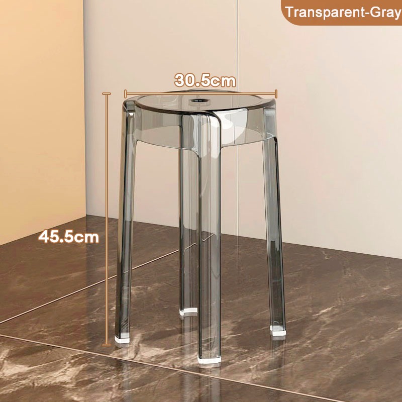 Plastic Chair Stackable Thickened Storage Dining Chair study chair ...