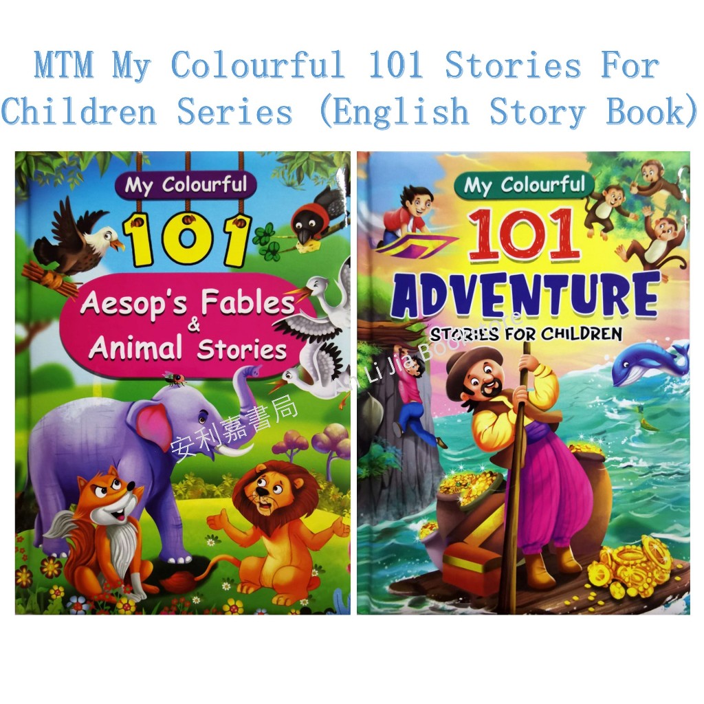 MTM My Colourful 101 Stories For Children Series (English Story Book ...