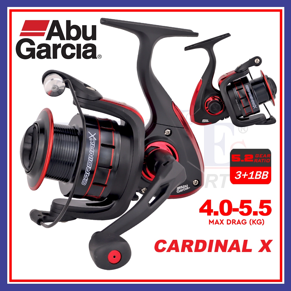(4kg-5.5kg) Abu Garcia Cardinal X Series Mesin Pancing Spinning Fishing ...
