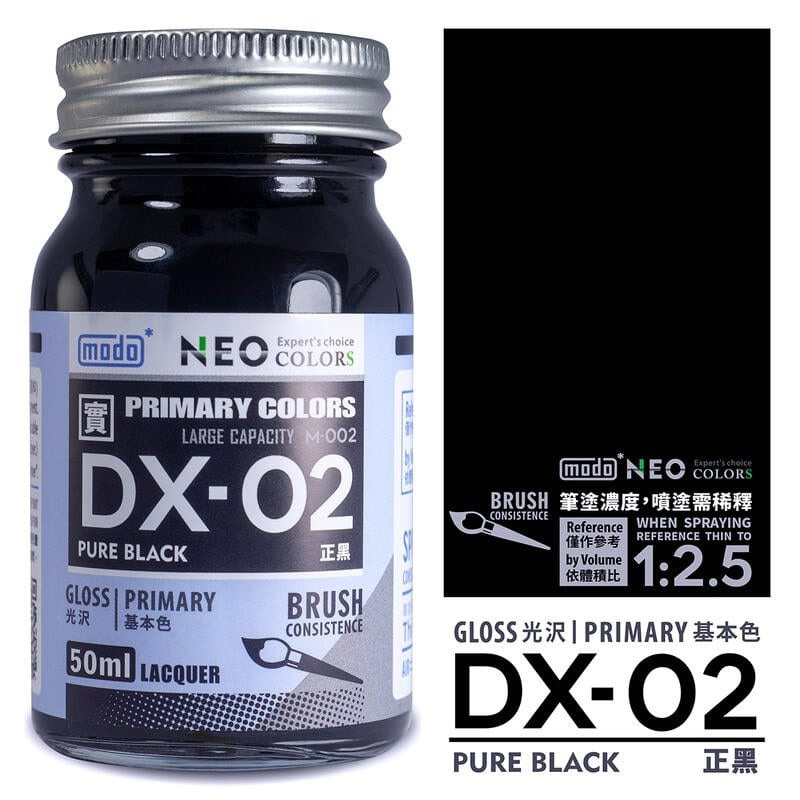 [Hot Blood Model] modo Nitro Paint DX02 Genuine Black And DX01 Pure ...