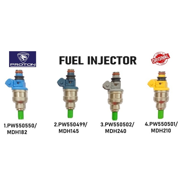 🔥ORIGINAL🔥FUEL INJECTOR FOR PROTON CARS (PW550550 PW550499 PW550502 ...