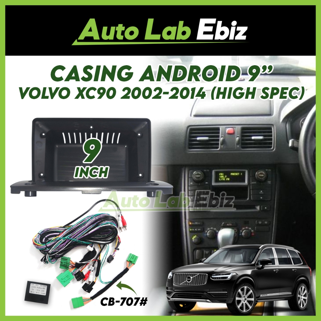 Volvo XC90 2002-2014 Android Player Casing 9" inch (with Socket Volvo ...