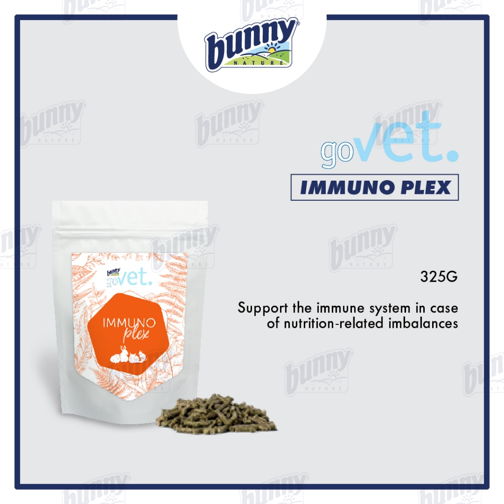 [ 𝐁𝐮𝐧𝐧𝐲𝐍𝐚𝐭𝐮𝐫𝐞 ] goVet IMMUNOplex 325G Rabbits Guinea Pigs Chinchillas ...