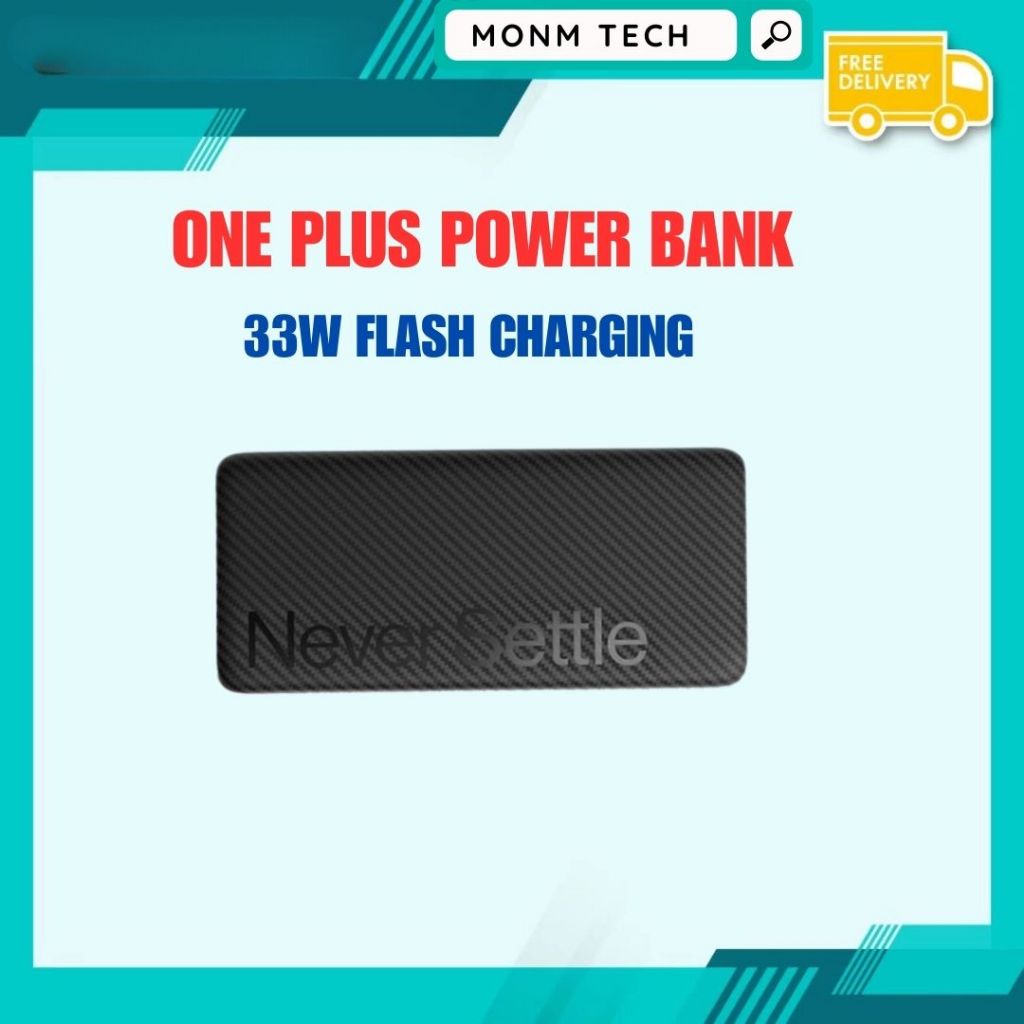 One Plus Power Bank 33W Super Flash Charging Mobile Power Plus Official ...