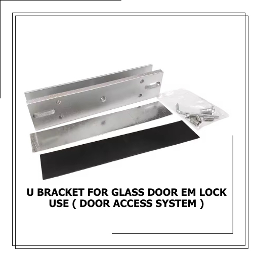 U Bracket for Glass Door EM Lock use ( Door Access System ) | Shopee ...