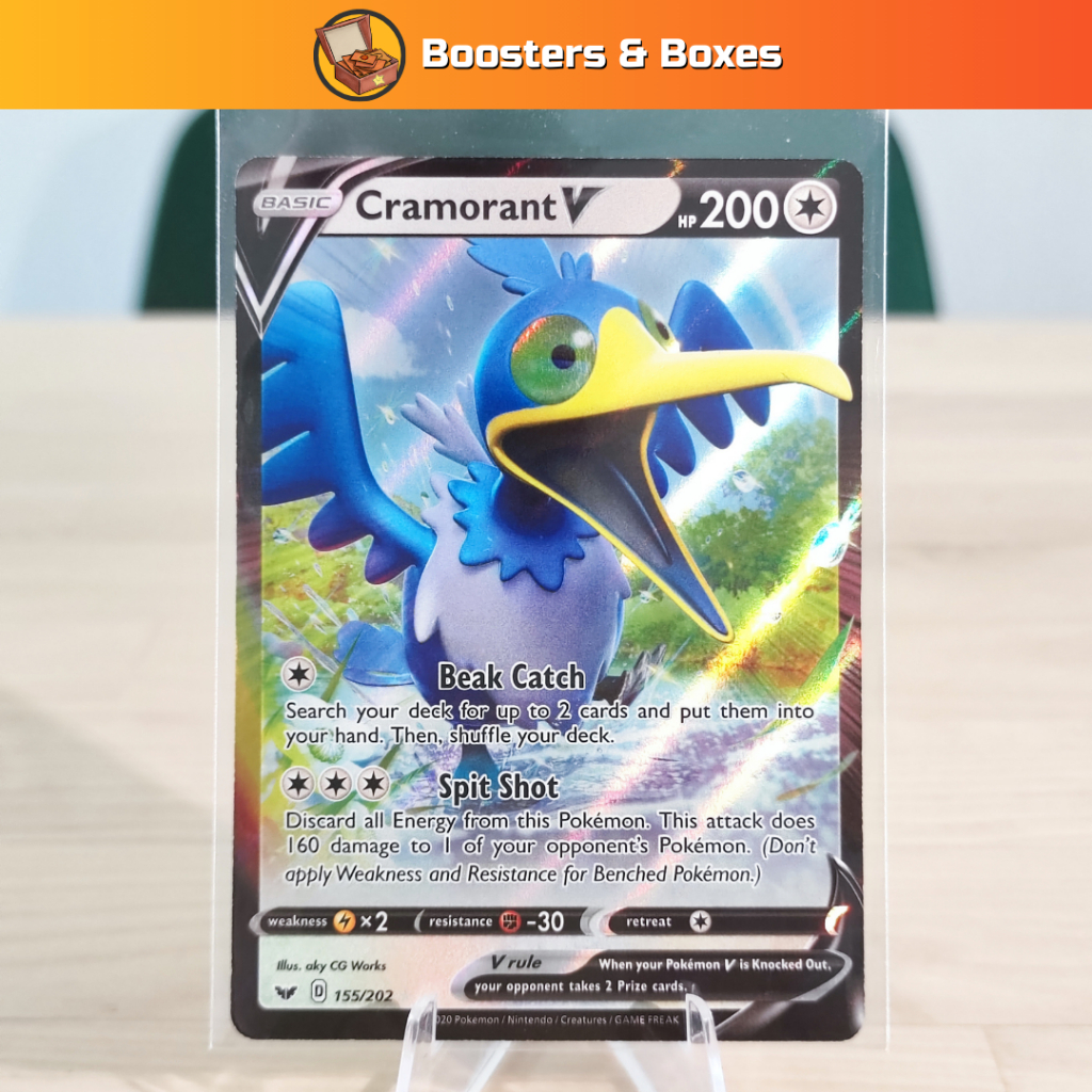 Cramorant V (155/202) [Sword & Shield (Base Set)] | Shopee Malaysia