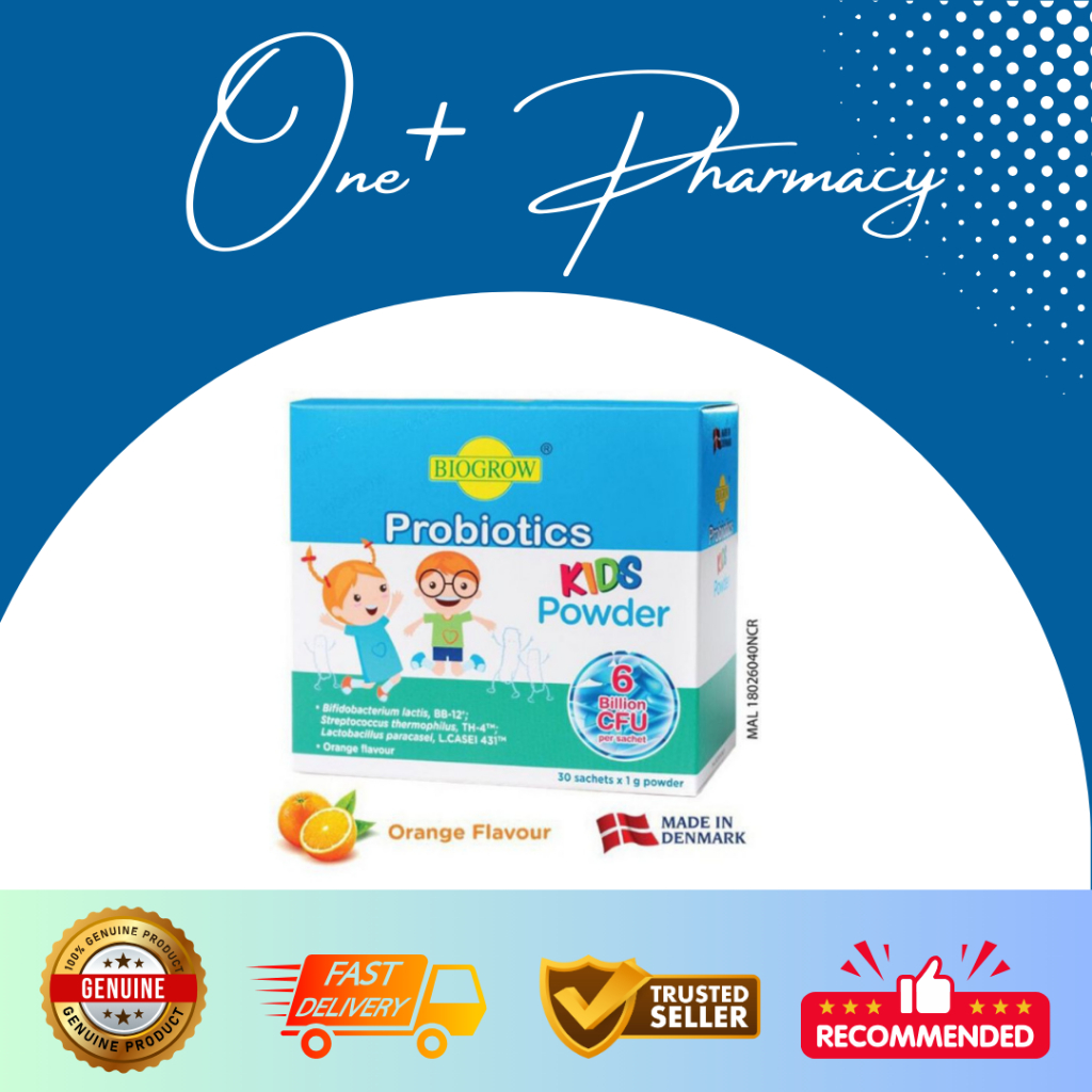 BIOGROW PROBIOTICS KIDS POWDER 30 SACHETS X 1 G POWDER | Shopee Malaysia