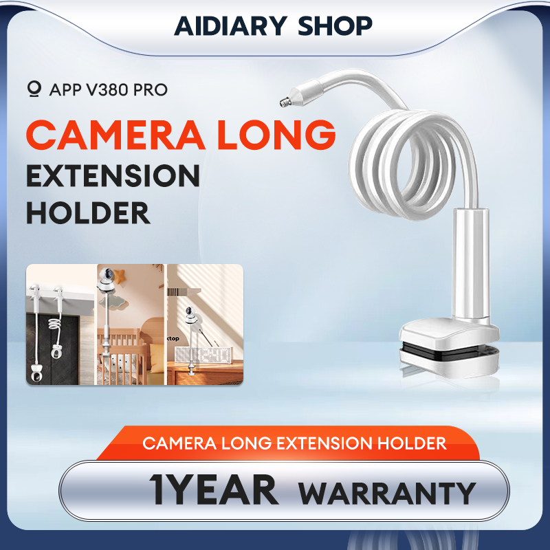 CCTV Camera Mount Stand Punch-free Clip-On CCTV Bracket Thicken Wall ...