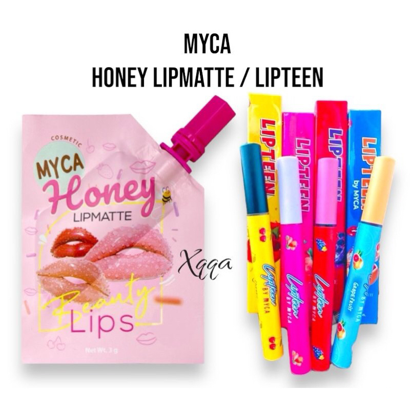 MYCA LIPTEEN GRAPE STRAWBERY GRAPEFRUIT CHERRY / MYCA HONEY LIPMATTE ...