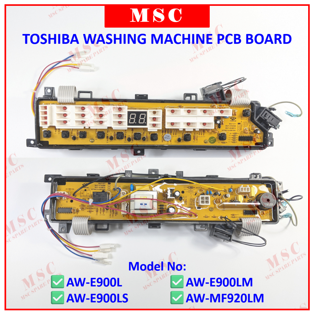 TOSHIBA AW-E900L AW-E900LM AW-E900LS AW-MF920LM WASHING MACHINE PCB ...
