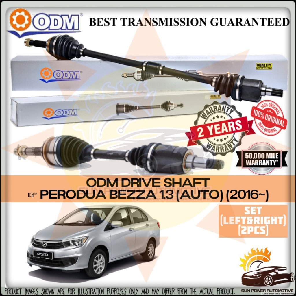 Perodua Bezza 1.3 (2016~) ( AUTO ) 100% ORIGINAL ODM DRIVE SHAFT ( LEFT ...