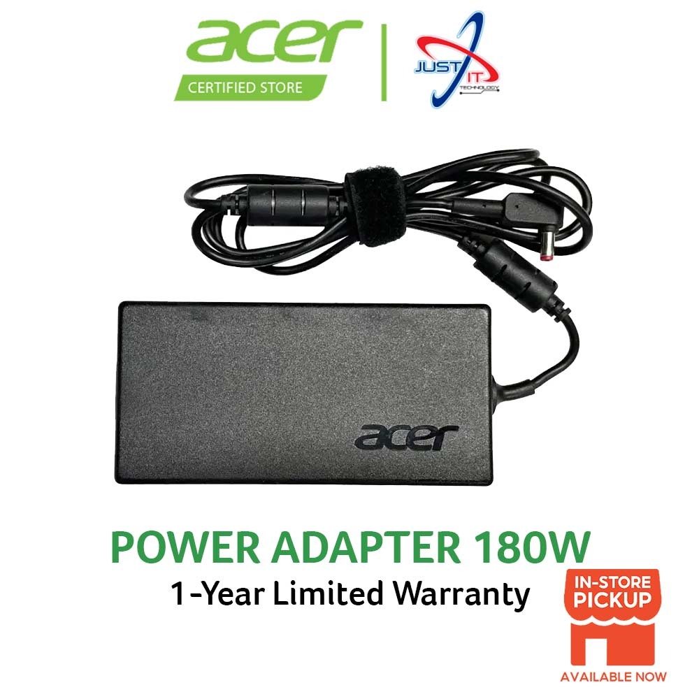 ACER POWER ADAPTER 180W 19.5V-9.23A 1.7 (5.5PHY) AC ADAPTER | Shopee ...
