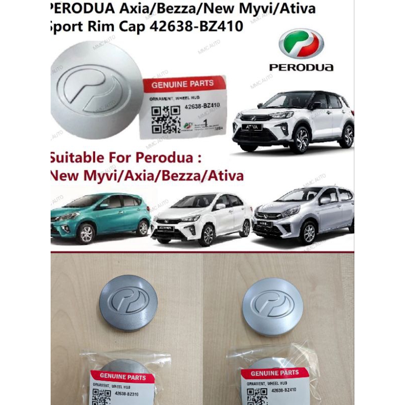 *Perodua Alza, Ativa, Axia, Bezza, Myvi Lagi Best, Icon Rim Cap / Wheel ...