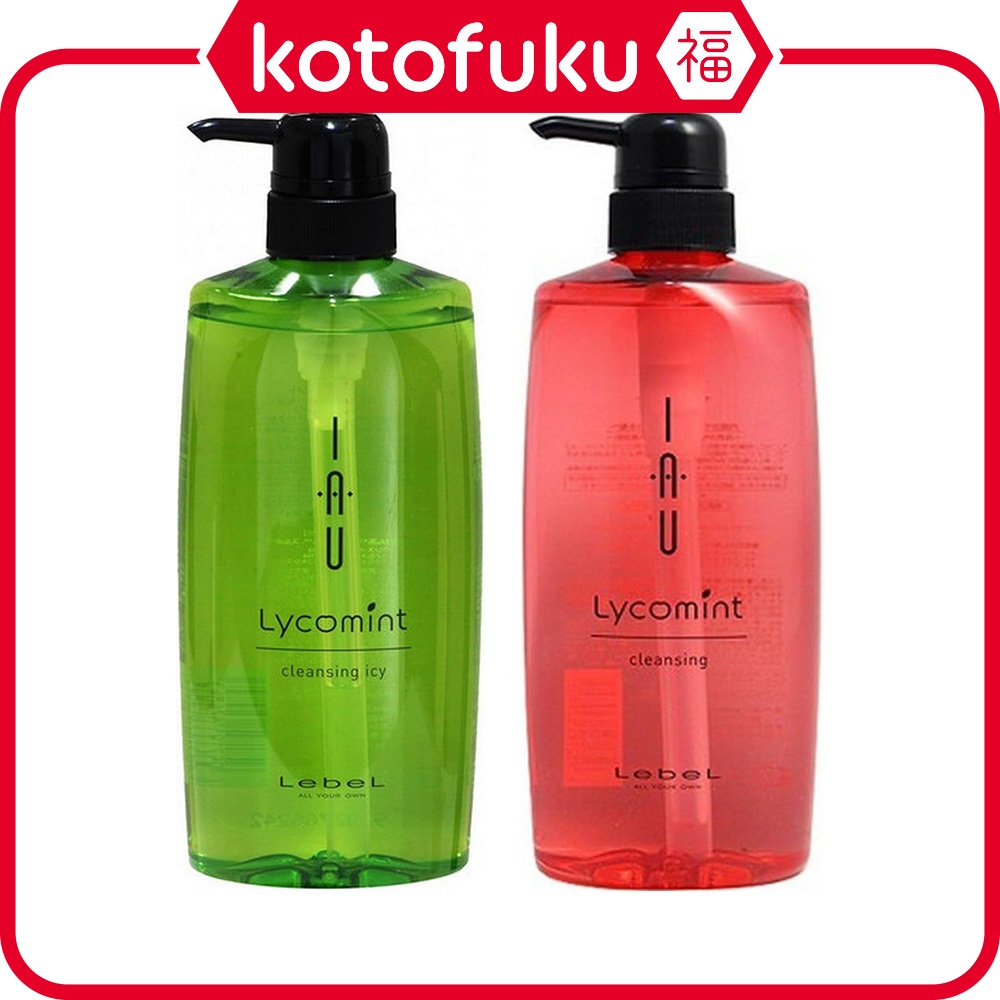 Lebel IAU Lycomint Cleansing icy / Lycomint Cleansing / 600ml shampoo ...